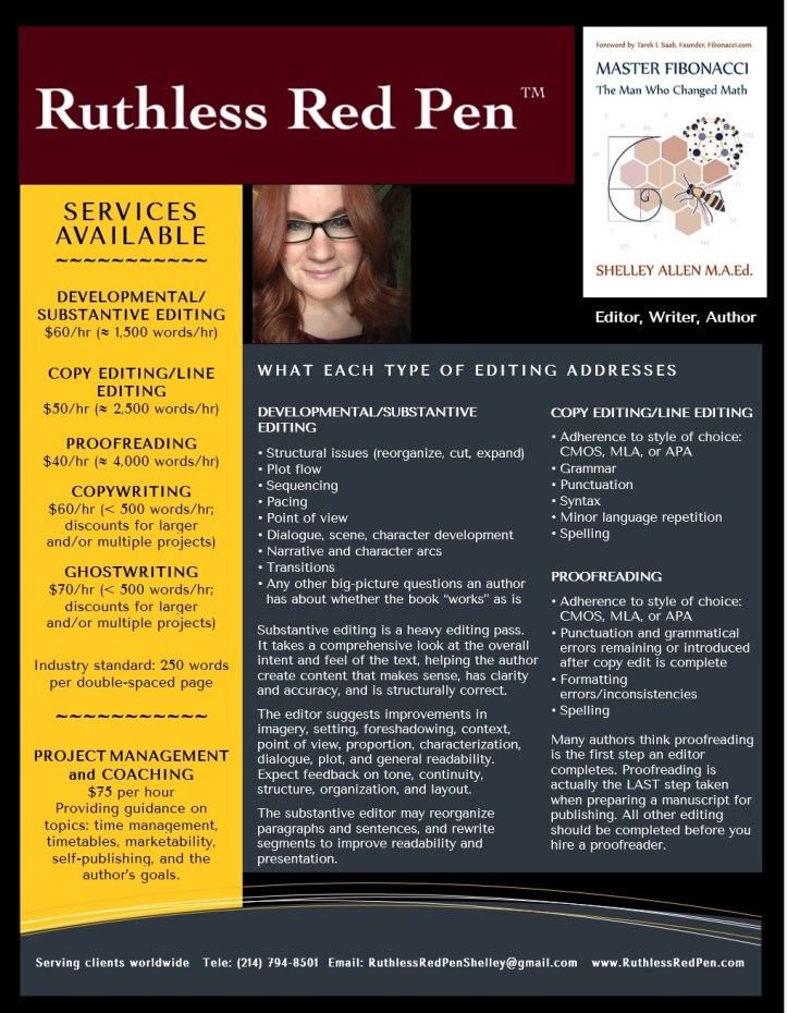 Services – Ruthless Red Pen